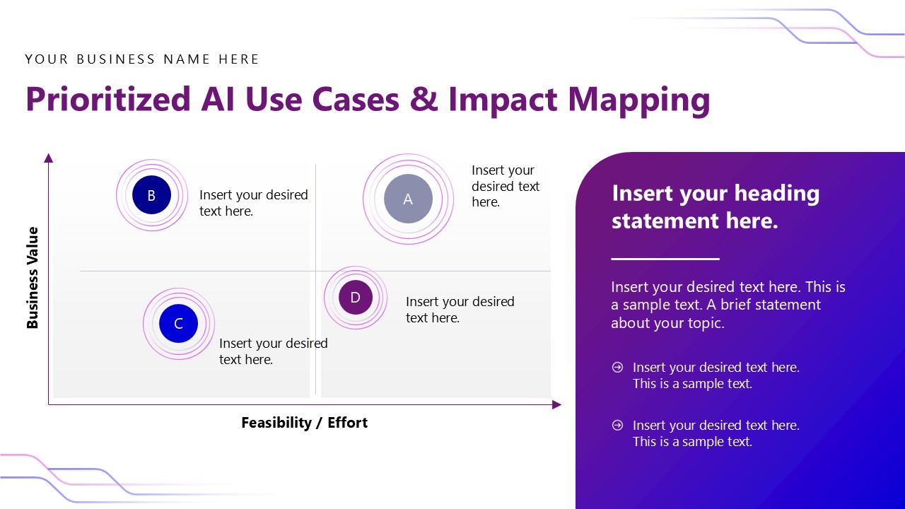 AI Transformation Roadmap PowerPoint Template