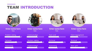 Team Introduction Template for PowerPoint - SlideModel