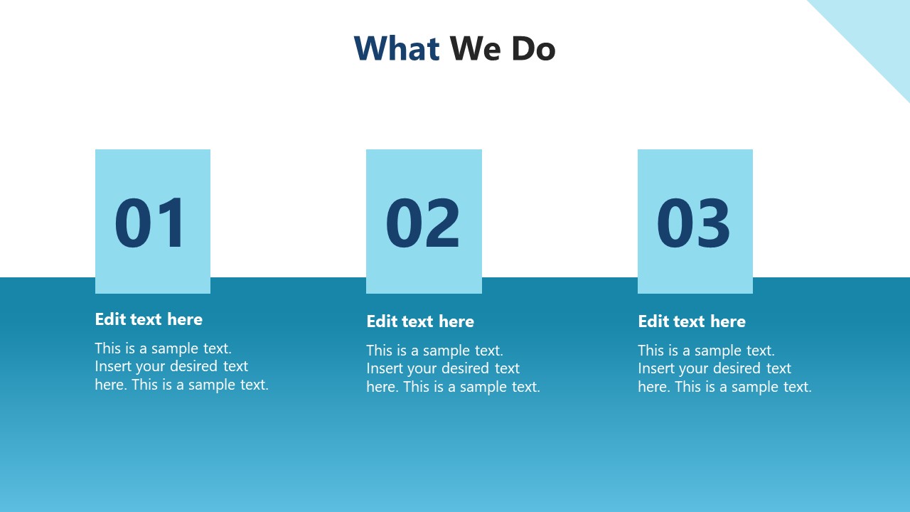 Professional Blue Business PowerPoint Template