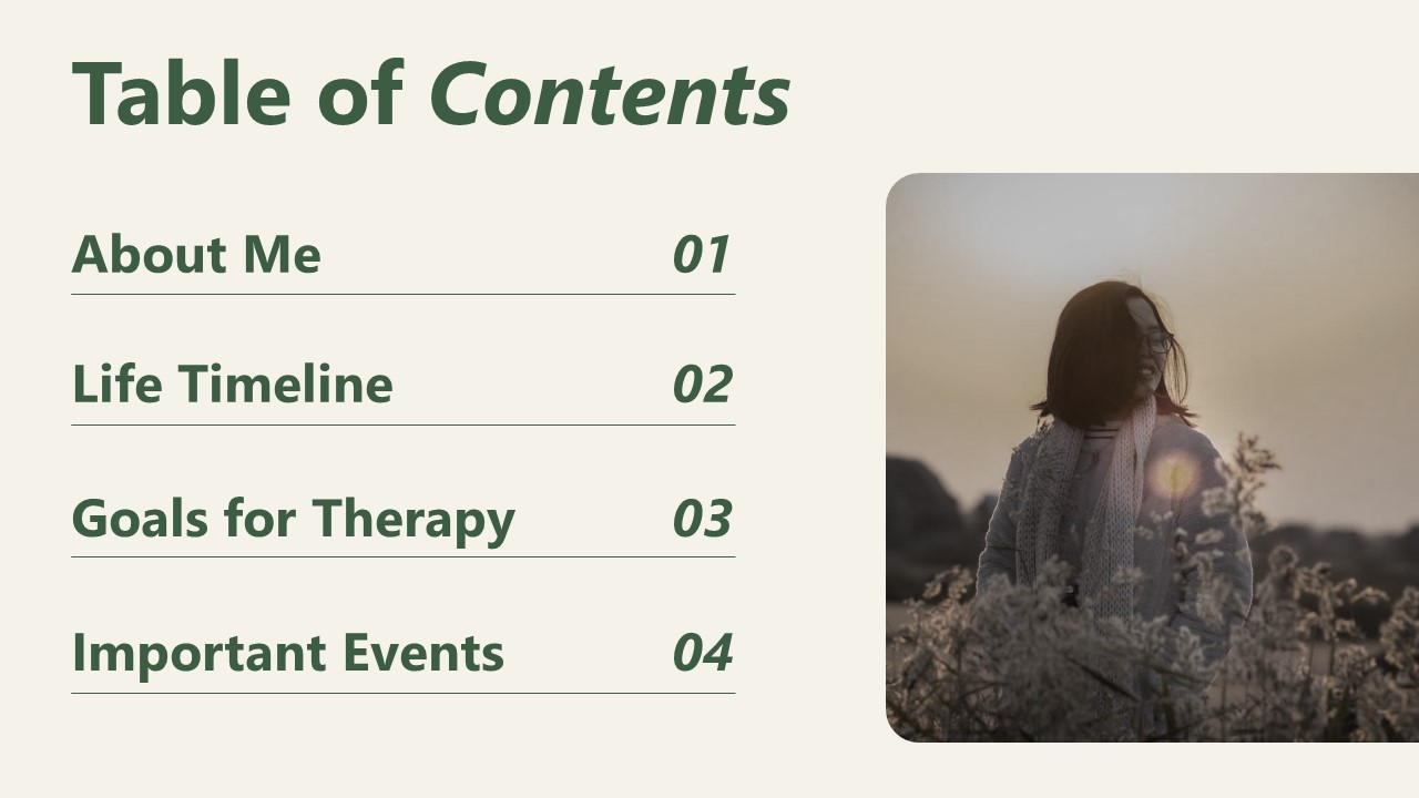 My Approach to Therapy Presentation Template