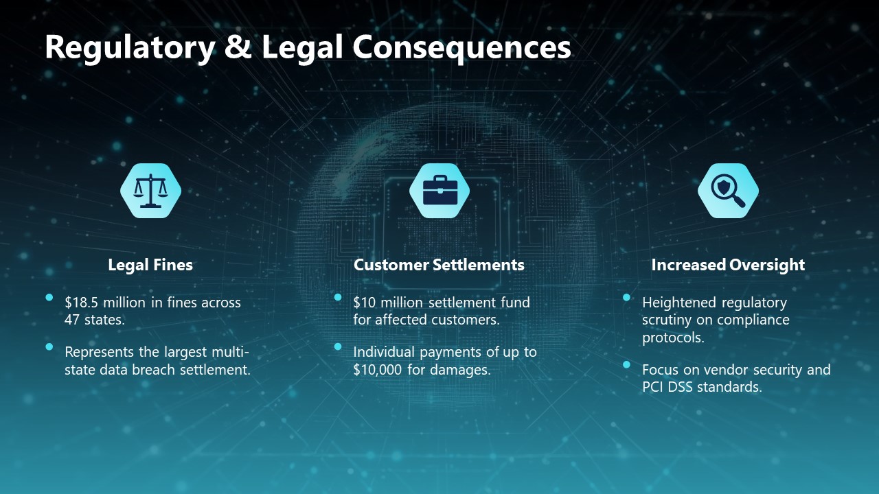 Regulatory & Legal Consequences Slide for PowerPoint - SlideModel