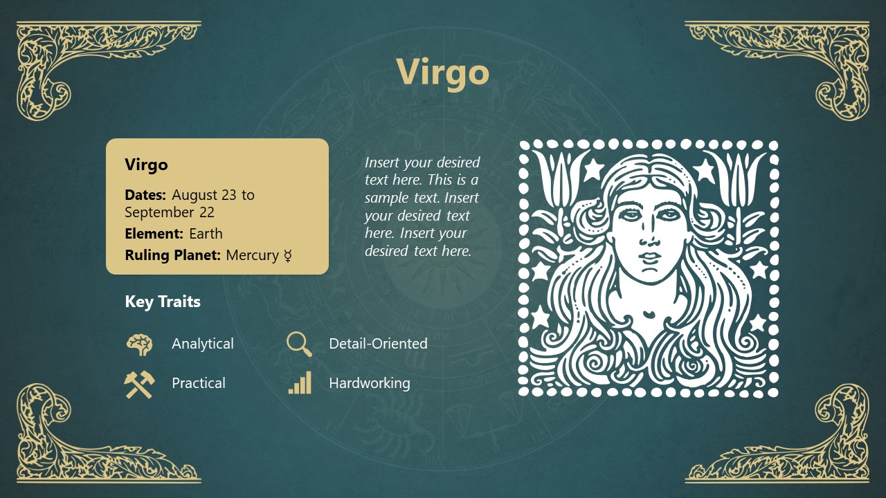 Zodiac Signs PowerPoint Template