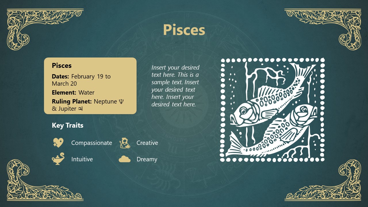 Zodiac Signs PowerPoint Template