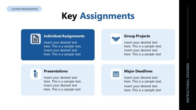 Key Assignments Presentation Slide - SlideModel