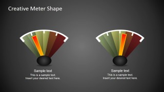 Free Creative Meter Shapes for PowerPoint - SlideModel