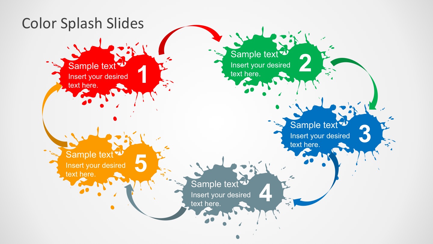 Free Color Splash Slides & Google Slides