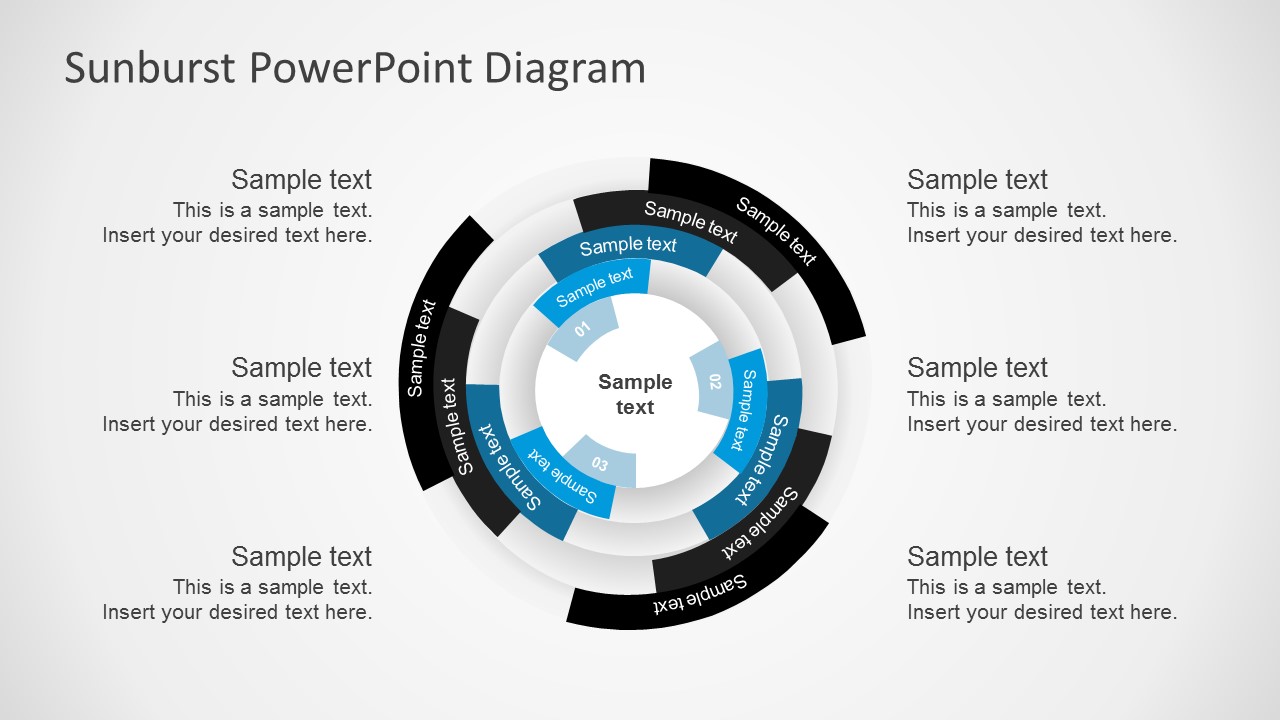 Free Sunburst PowerPoint Presentation Diagrams