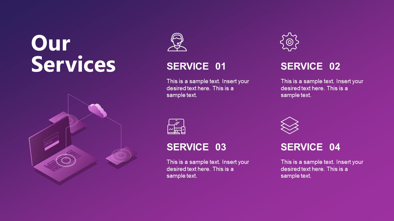 Free Modern Technology PowerPoint Template & Google Slides