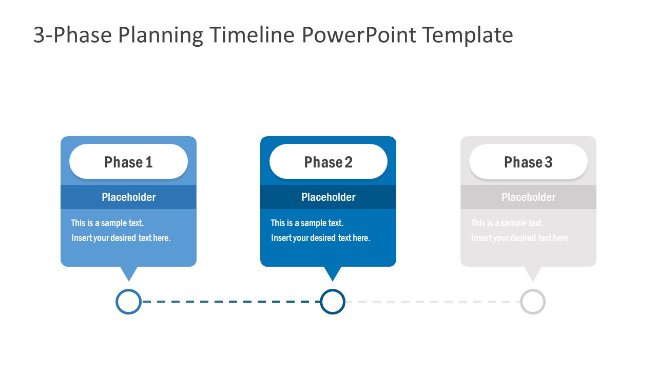 Free 3-Phase Timeline Design for PowerPoint - SlideModel