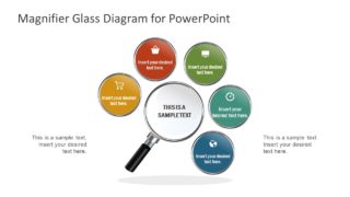 Free 5 Steps Magnifier Focus PowerPoint Diagram - SlideModel