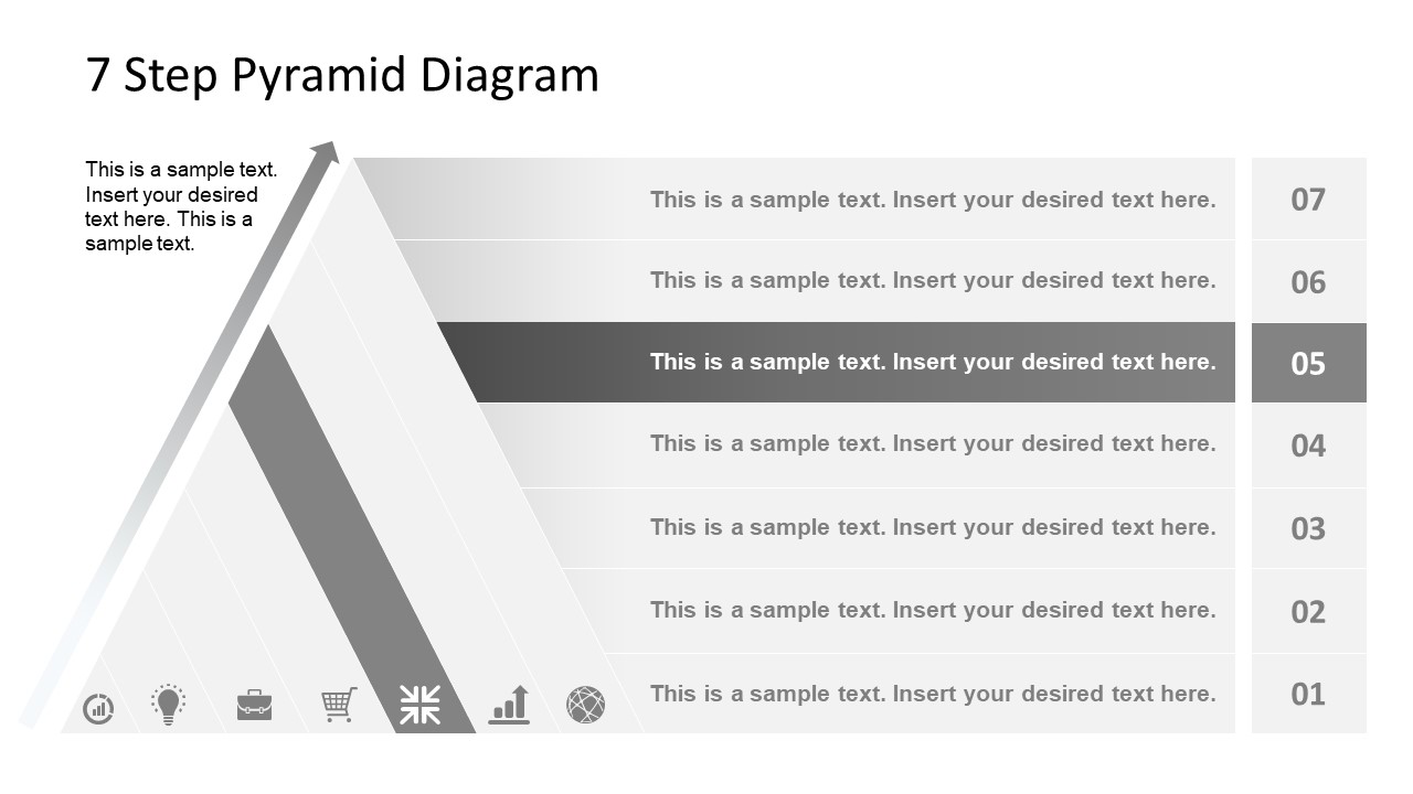 Free 7 Step Pyramid Diagram & Google Slides