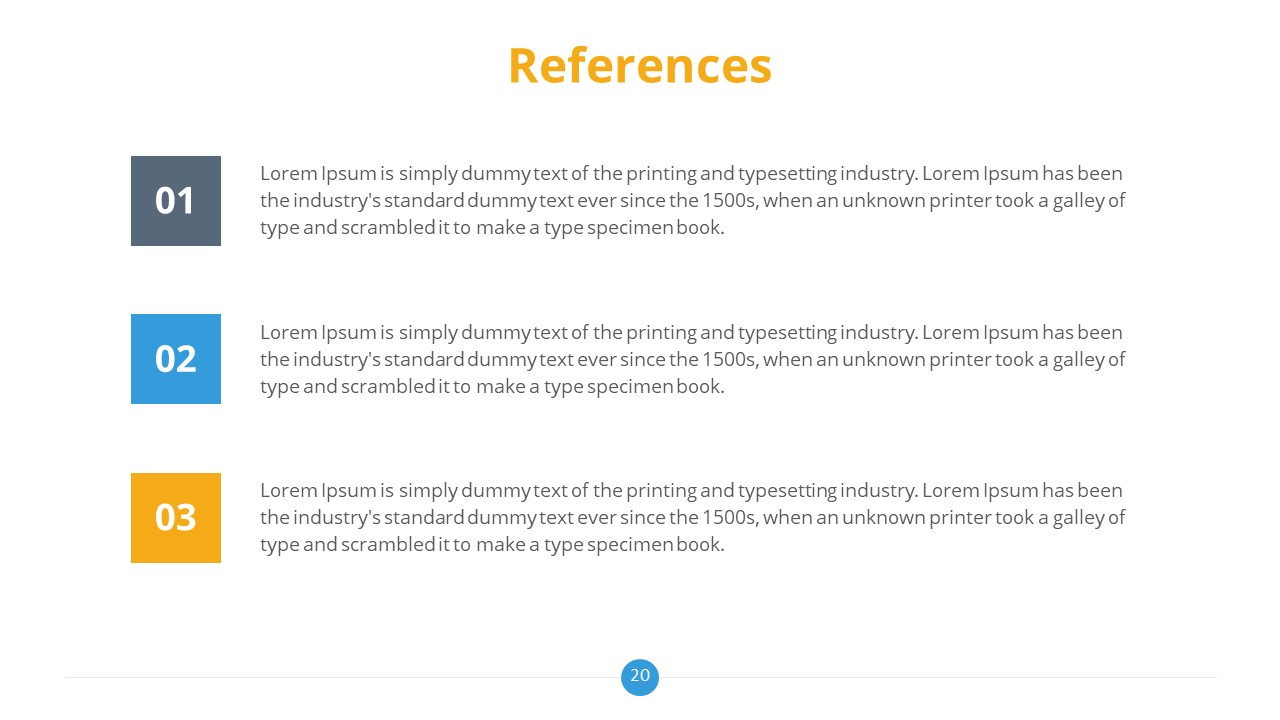 Content Slide For Thesis Reference PowerPoint SlideModel