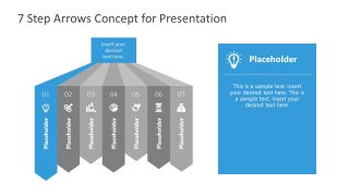 Free 7 Step Arrows Concept PowerPoint Template - SlideModel