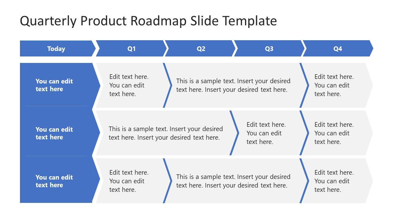 Free Quarterly Product Roadmap PowerPoint Template & Google Slides Free Quarterly Product Roadmap PowerPoint Template & Google Slides