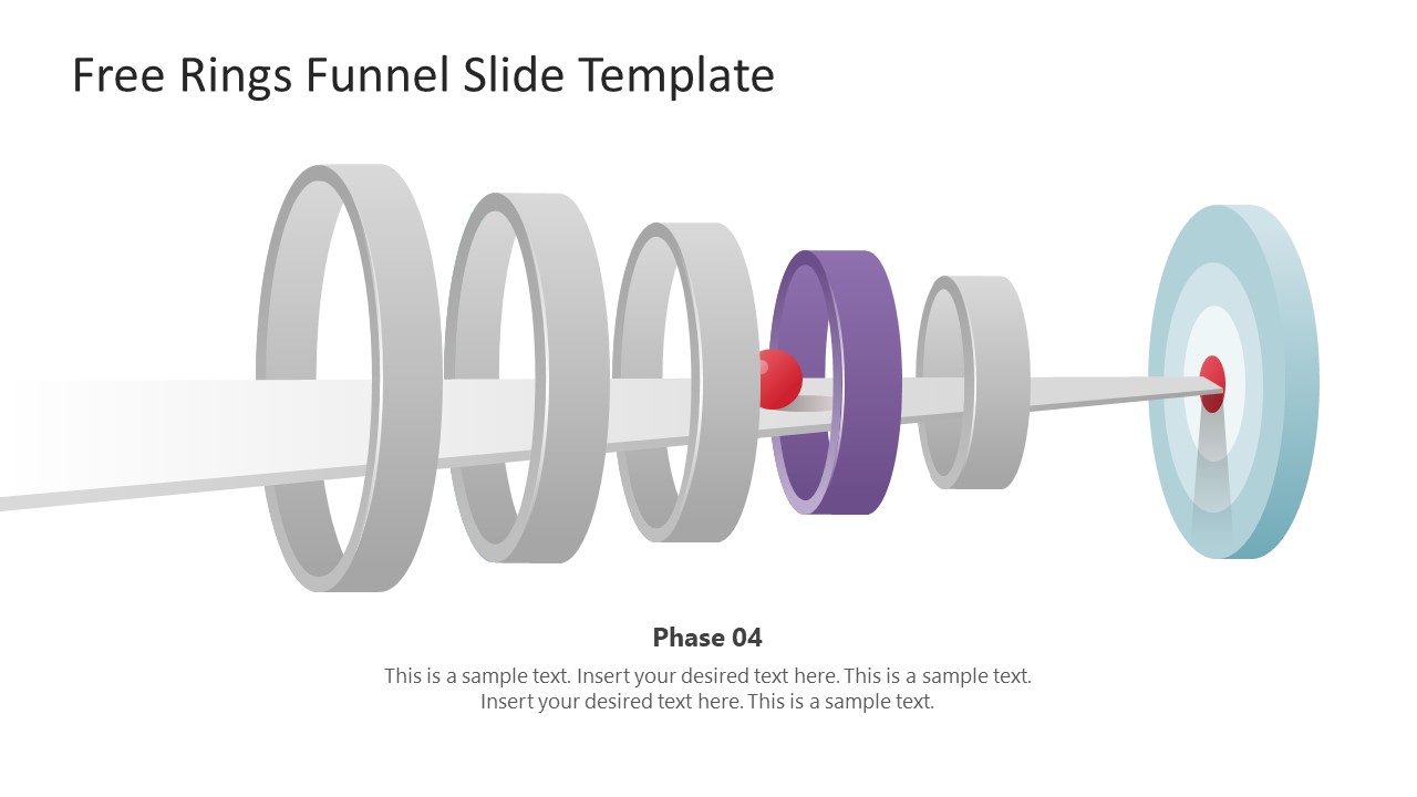 Free Rings Funnel PowerPoint Template & Google Slides