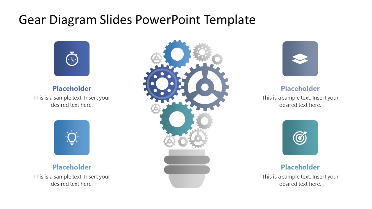 Free Gear Diagram PowerPoint Template & Google Slides
