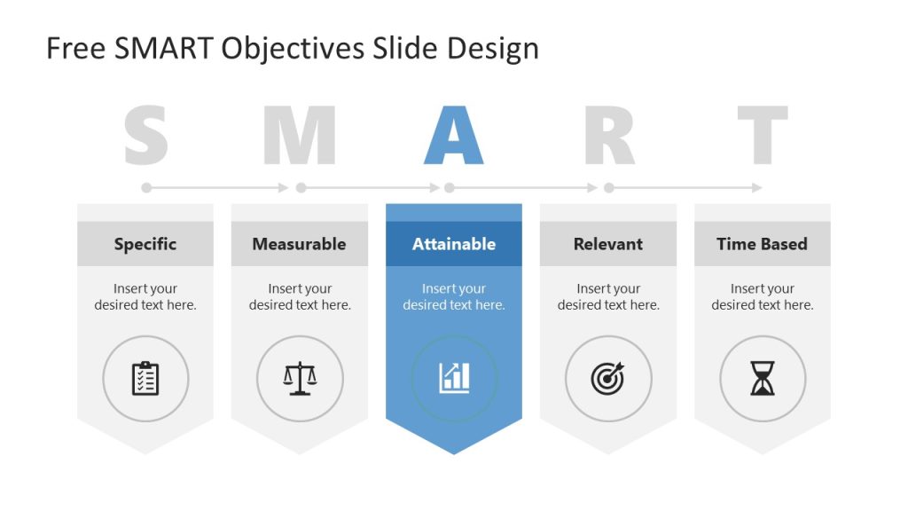 Free SMART Objectives Template Slide - SlideModel