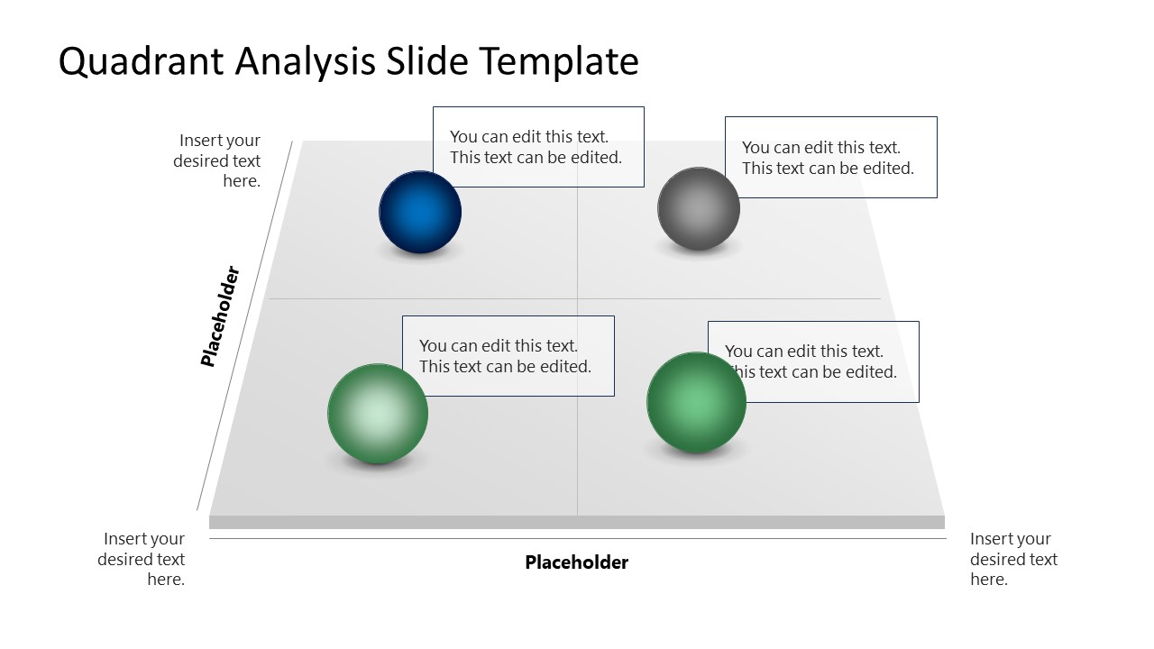 Customizable Free 3D Quadrants Analysis Slide - SlideModel