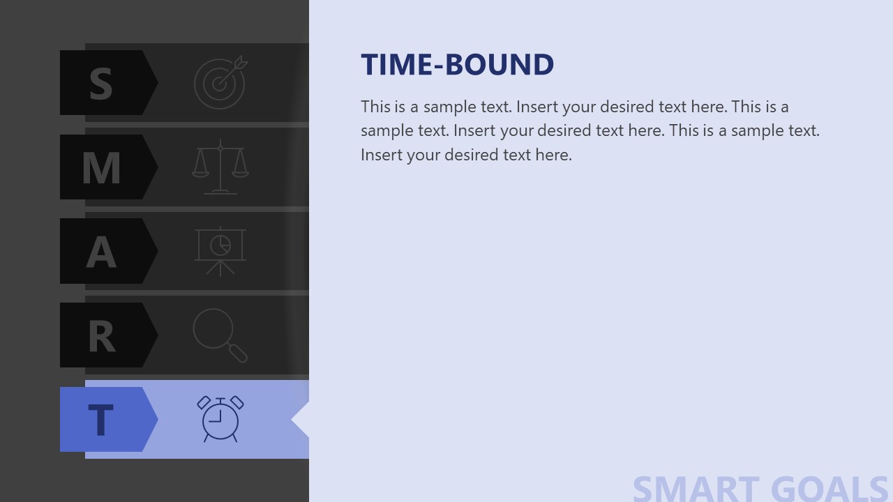 Free SMART Goals PowerPoint Template