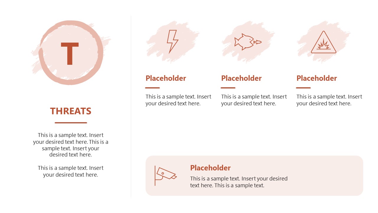 Free Hand-Sketch SWOT Analysis PowerPoint Template