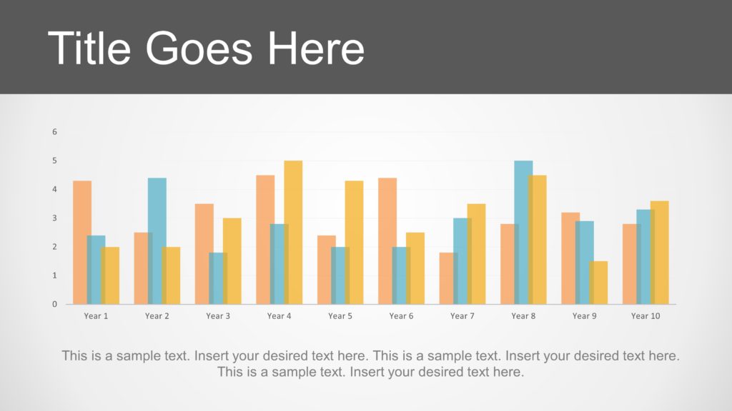 PowerPoint Data-driven Multiple Bar Chart - SlideModel