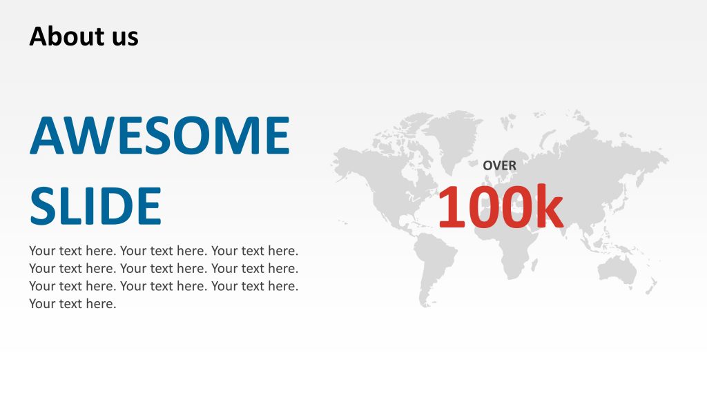 About Us Slide General Purpose Template - SlideModel