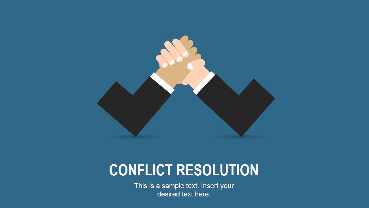 Conflict Resolution Slides for PowerPoint - SlideModel